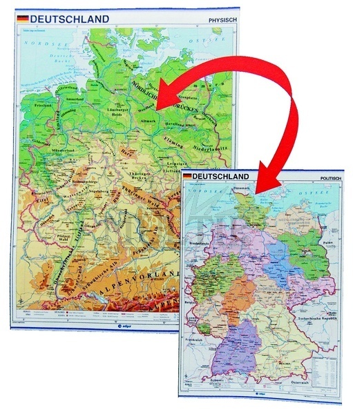 Mapa Německa