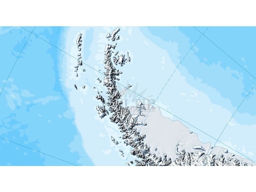 Velká mapa Antarktidy