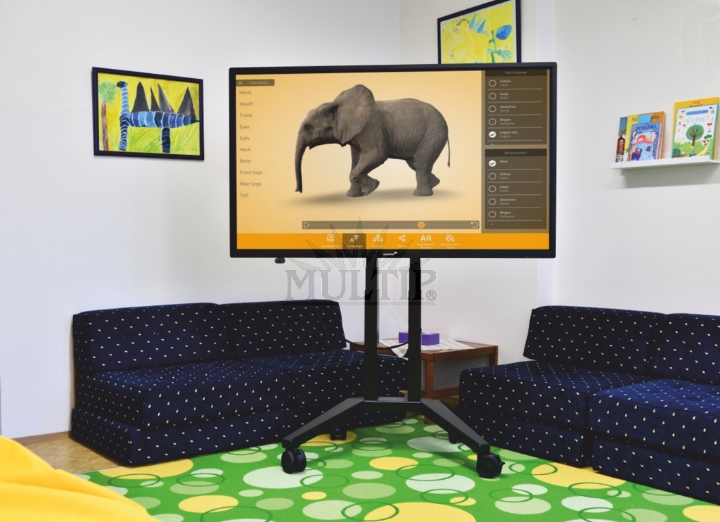 Dotykový LCD displej 55'' na stojanu